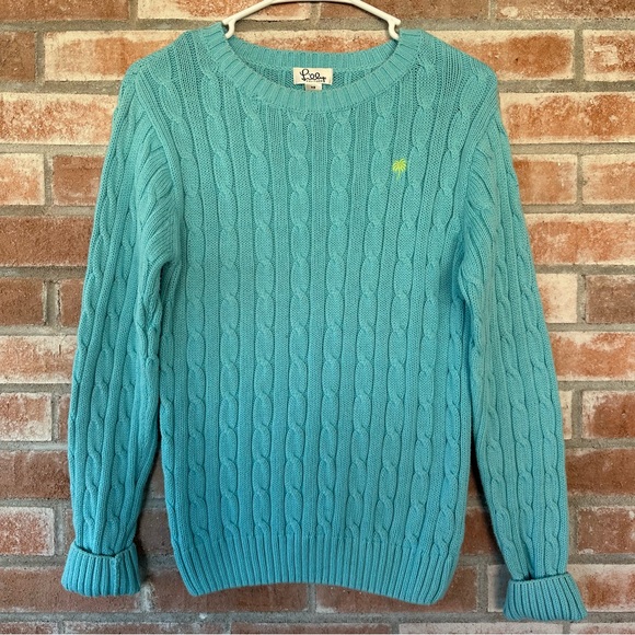 Lilly Pulitzer | Sweaters | Lilly Pulitzer Cable Knit Sweater Vintage ...